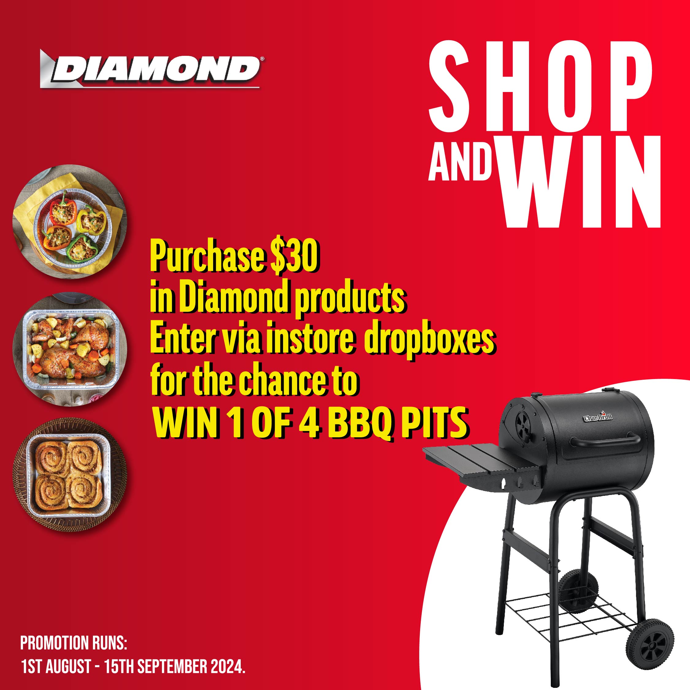 SHOP & WIN WITH DIAMOND | JTA Supermarkets