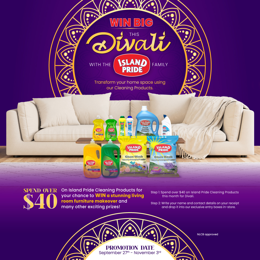 WIN BIG THIS DIVALI WITH ISLAND PRIDE PROMOTION | JTA Supermarkets